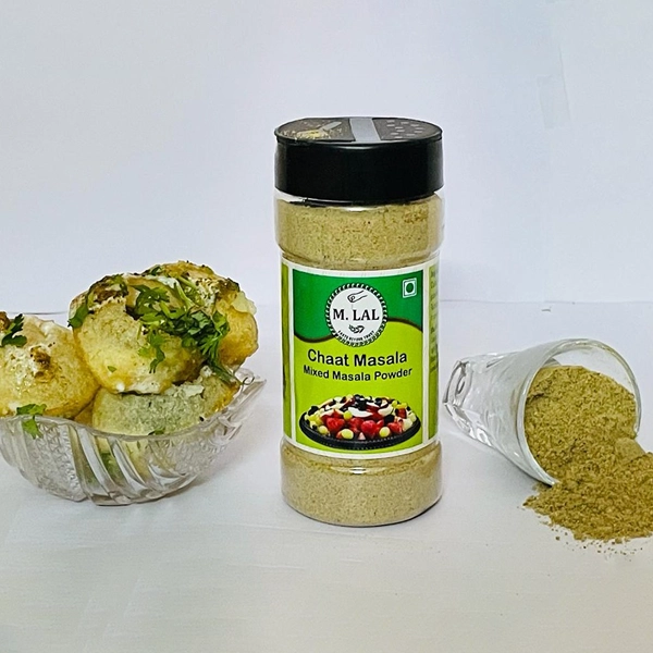 M.LAL Chaat Masala 125gm- Home Made (Pack of 20) - Rolloverstock